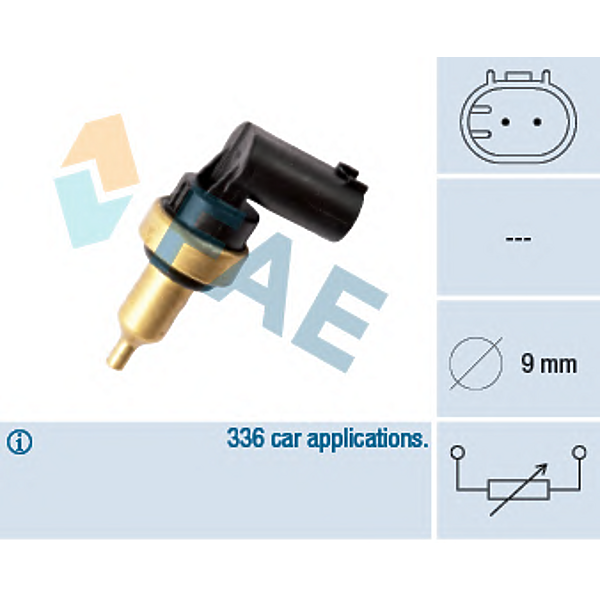 FAE 32706 (0009050600 / 0041539728) датчик температуры mercedes