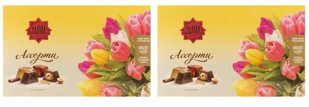 Сергиево-Посадская кондитерская фабрика Конфеты, тюльпан, 240 гр, 2 шт