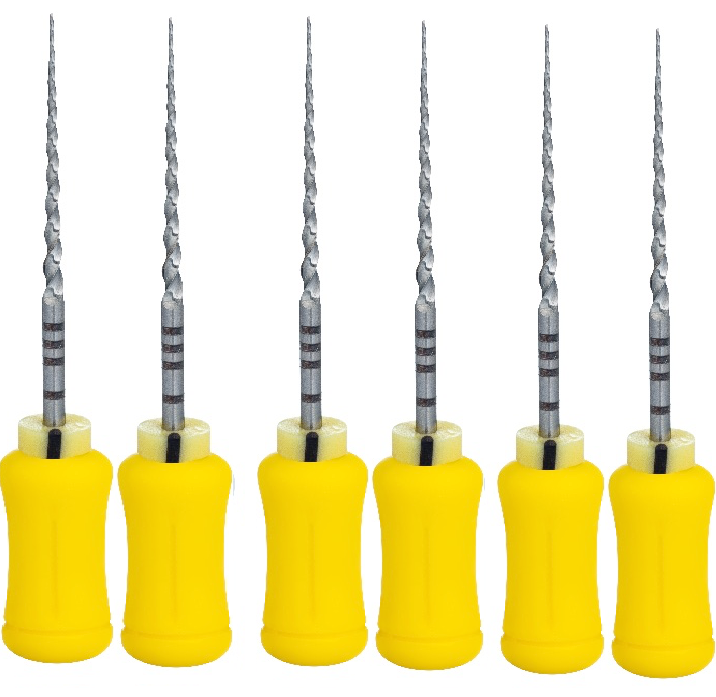 Ultratapers Hand F1, 25мм, ручные файлы, никель-титан, 6 шт. Eurofile