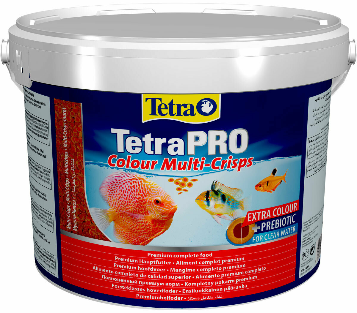 TETRA PRO COLOUR корм чипсы для всех видов рыб для усиления и поддержания окраски (10 л х 4 шт)