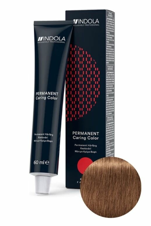 Indola Red and Fashion 8.8+ Светлый русый шоколадный натуральный Стойкая крем-краска для волос 60 мл