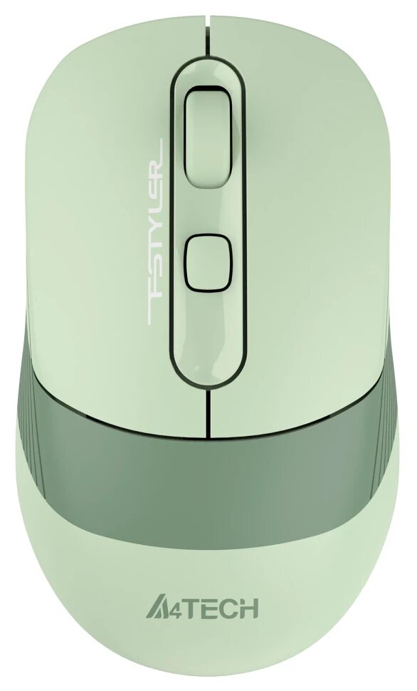 Мышь A4Tech Fstyler FB10C зеленый оптическая (2000dpi) беспроводная BT/Radio USB (4but)