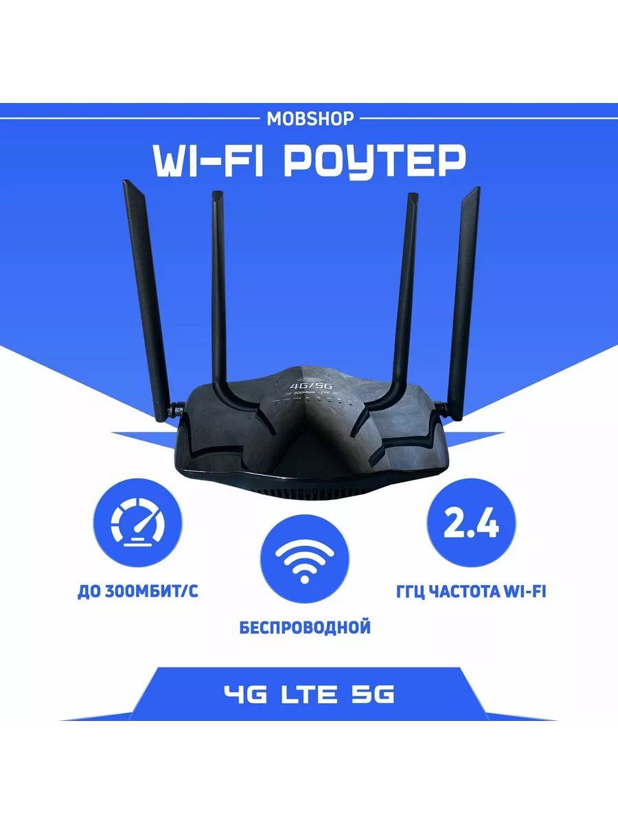 Wi-fi Роутер с сим картой 4G