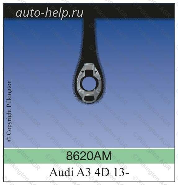 BENSON AUDI Лобовое ДД VIN Молдинг