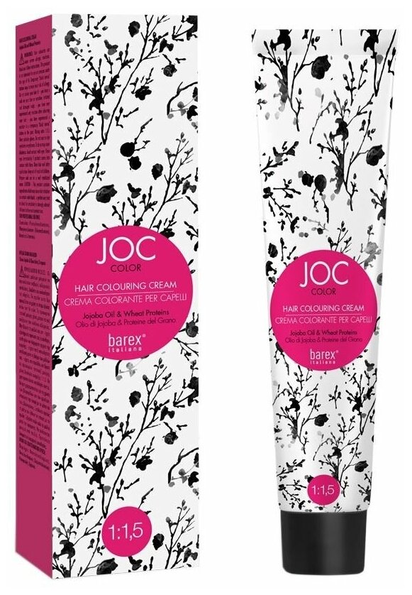 Barex Italiana Coloring Hair Крем-краска JOC COLOR стойкое окрашивание 8.44 Светлый блондин медный интенсивный
