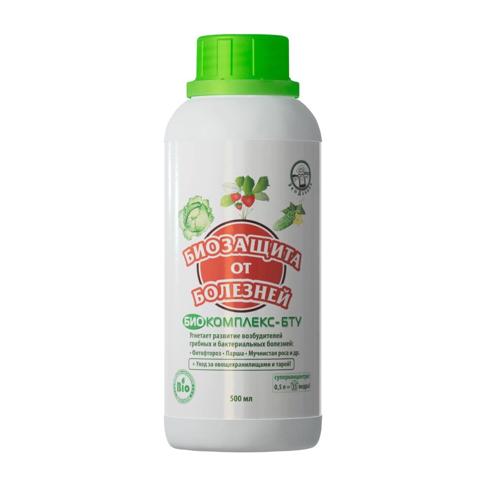 Средство от болезней растений Биозащита от болезней БТУ 500 мл