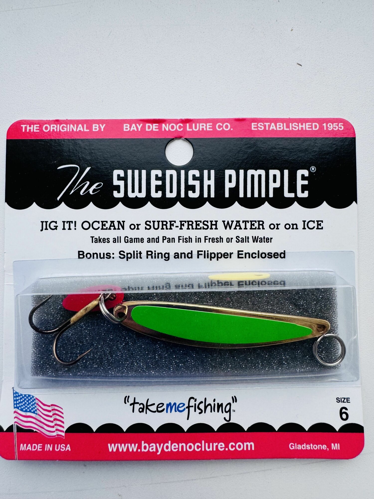 Блесна зимняя The Swedish Pimple 6