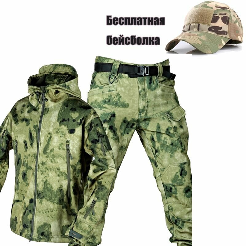 Утолщенный термокостюм из акульей кожи осень/Весенние, осенние и зимние модели