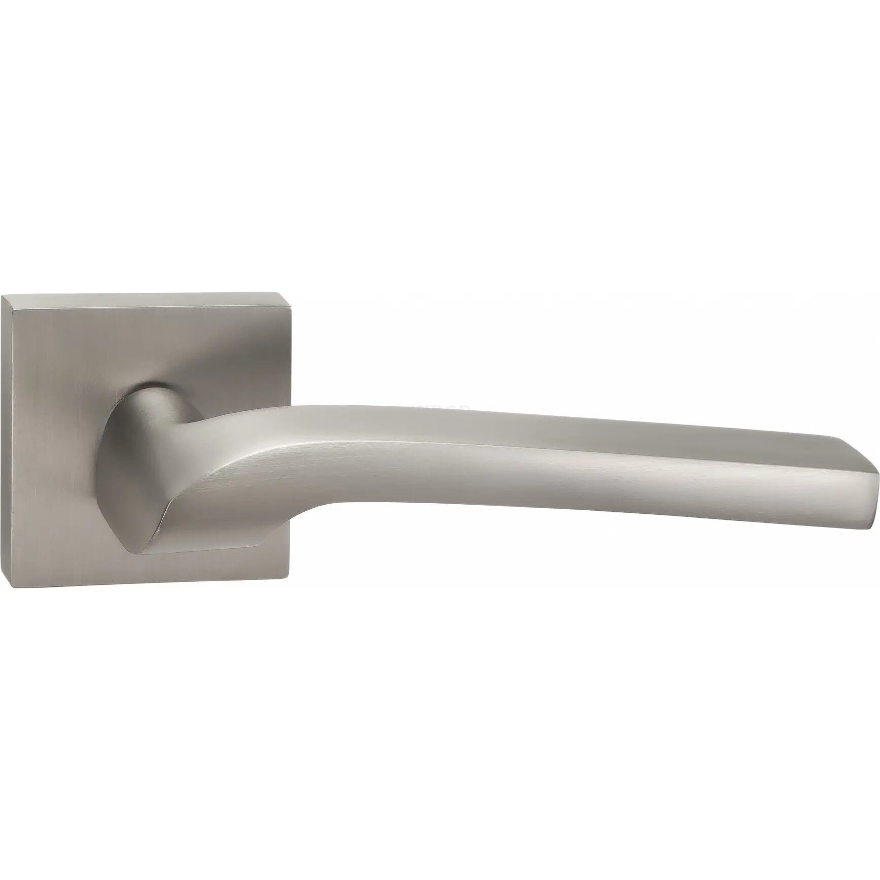 Дверные ручки Puerto (Пуэрто) INAL 535-03 на квадратной розетке матовый никель