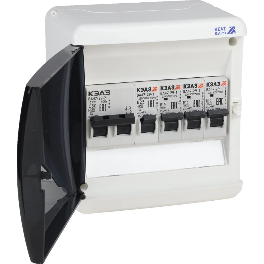 Щит распределительный ООО "Центр Энергии" НКУ ЩР50А UNK-06 (1x2С50, 1x1В10, 2x1В16, 1x1В20) 00-00005243