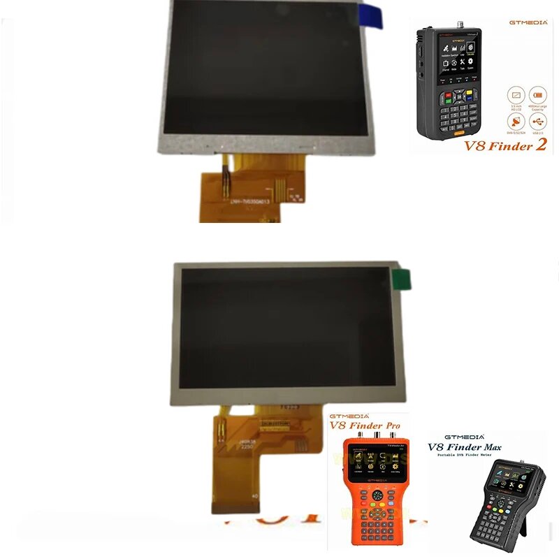 Оригинальный ЖК-экран 4 дюймов для GTMedia V8 Finder MAX/Pro V8 PRO 2 screen