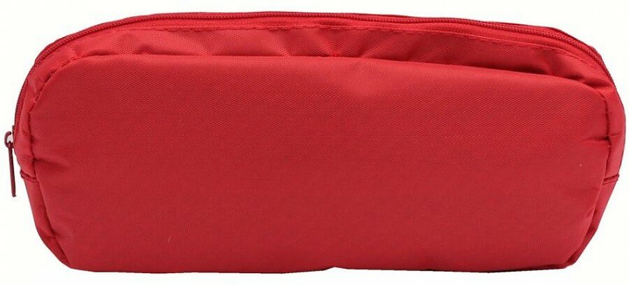 Пенал-косметичка Проф-пресс 1 отделение, Красный, 200х110х30 мм (УК-9528)