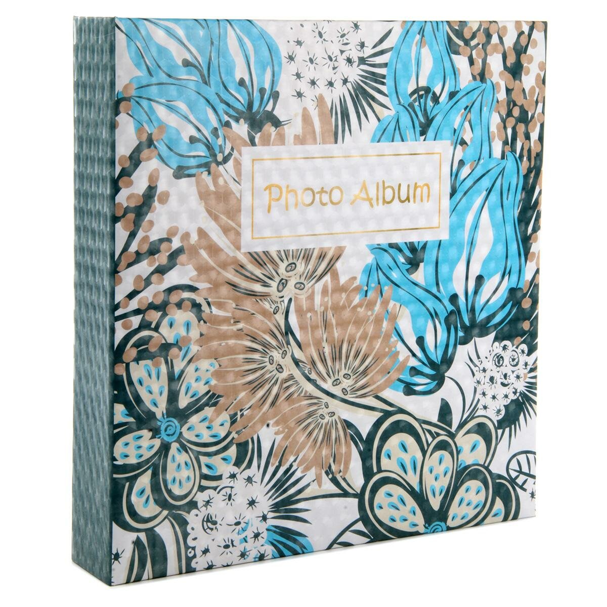 Фотоальбом Pioneer на 400 фотографий, 10х15 см, пап карман, переплет 3-кольца, 3D эффект, flowers (121378)