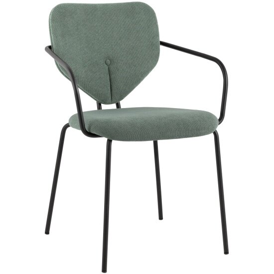 Стул обеденный Stool Group Masey с подлокотниками, зеленый