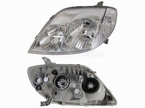 Фара Toyota Corolla (E120) 02-07 / Corolla Fielder 02-04 (Слева/ Галоген/ Ручная регулировка) Sat арт. ST-212-11C9L