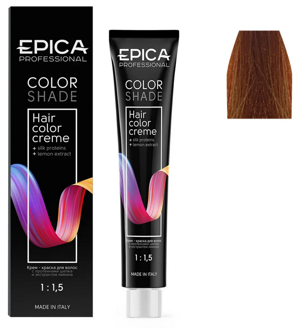 EPICA PROFESSIONAL Colorshade 8.4 Крем-краска светло-русый медный, 100 мл.
