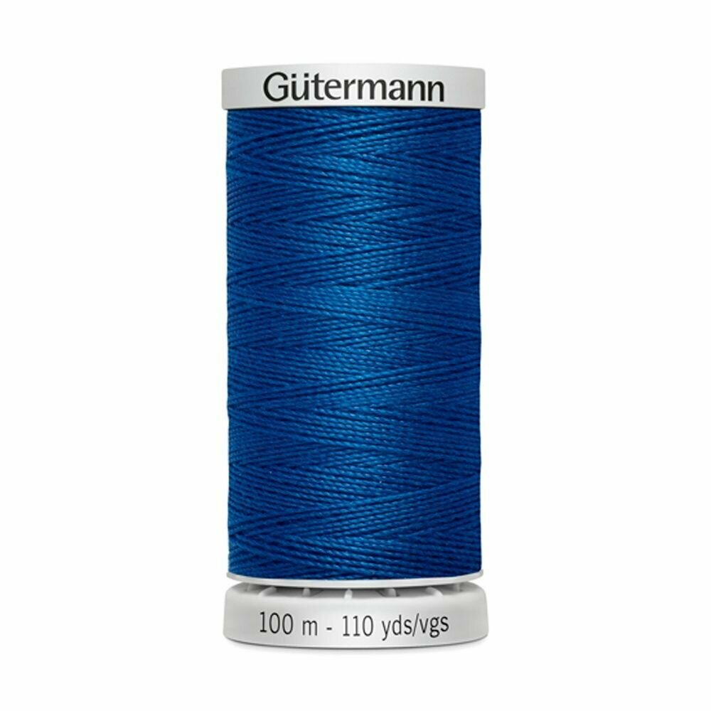 Швейные нитки Gutermann Extra Strong 40/100 м суперкрепкая, цвет 214 темно-лазурный, 5 шт (5)