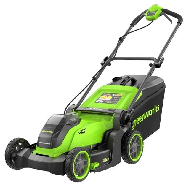 Газонокосилка аккумуляторная G-MAX 40V GREENWORKS GD40LM411 без АКБ и ЗУ