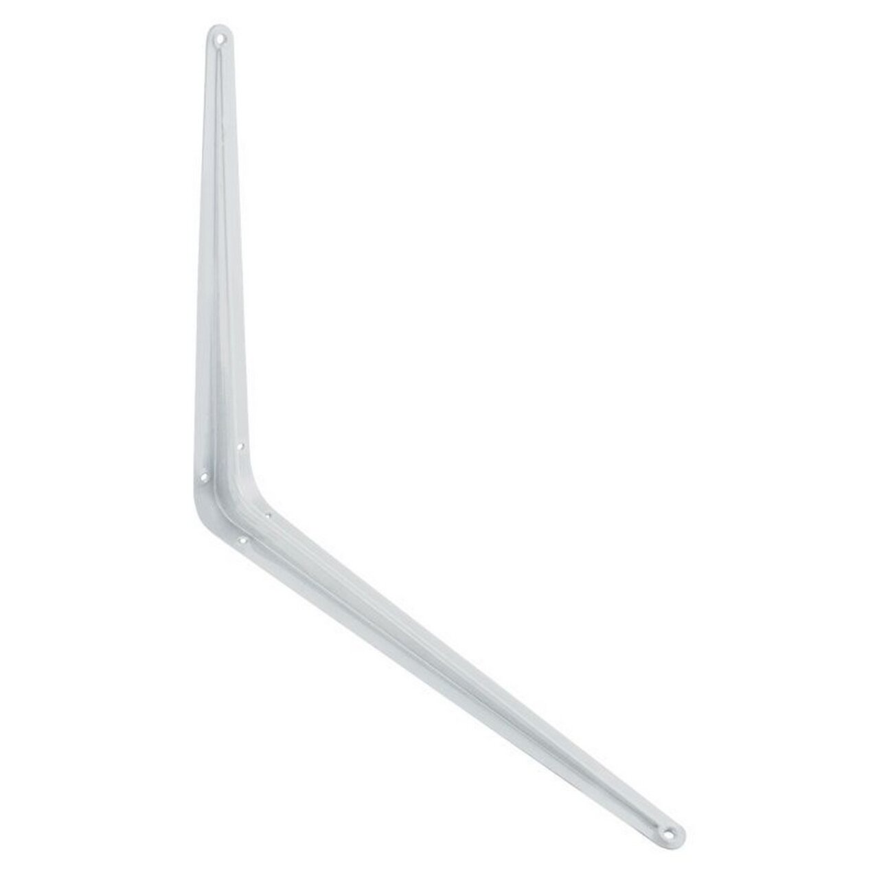 Белый уголок для полок 350×300 мм - крепёжная деталь для монтажа и фиксации полок