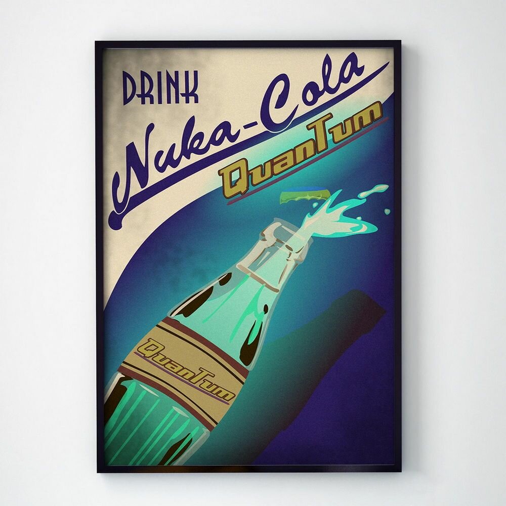 Плакат, постер Fallout на бумаге, размер 60х84см