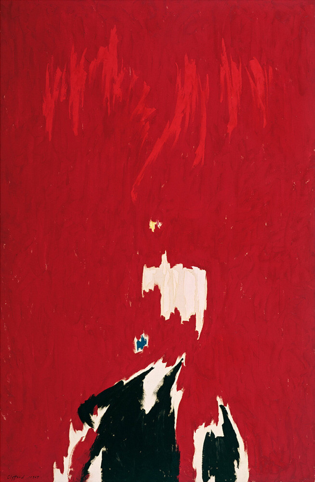 Плакат, постер Клиффорд Стилл: абстрактный экспрессионизм на холсте, размер 42х60см