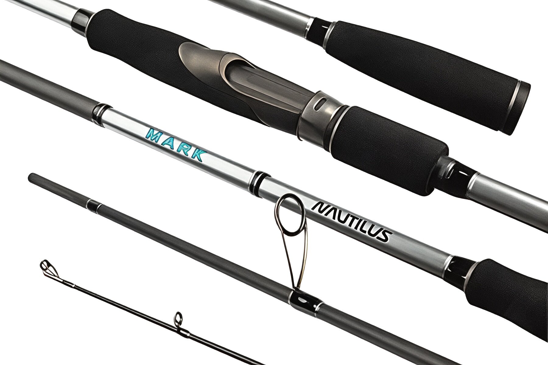 Спиннинг Nautilus Mark MRK-802MMH 244см 10-38гр, углеволокно, штекерный