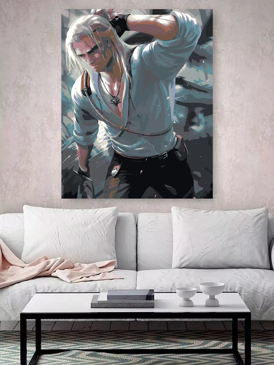 Картина по номерам Ведьмак