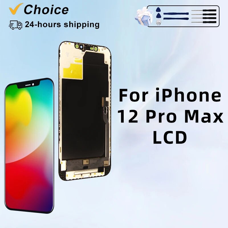 AAA + OLED для iPhone 12 Pro Max ЖК-дисплей с 3D-дигитайзером сенсорного экрана 12 Pro max-incell