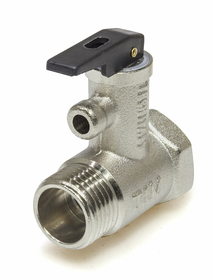 Клапан предохранительный для бойлера 1/2"с ручкой спуска (7 бар)