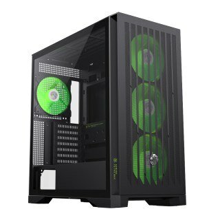 Корпус для ПК GAMEMAX Leader 2 ВК без БП (Черный Midi-Tower E-ATX , ATX , Micro-ATX , Mini-ITX CPU 185мм VGA 425мм 2*USB3.0, Type-C, Закаленное стекло 4*120мм ARGB)