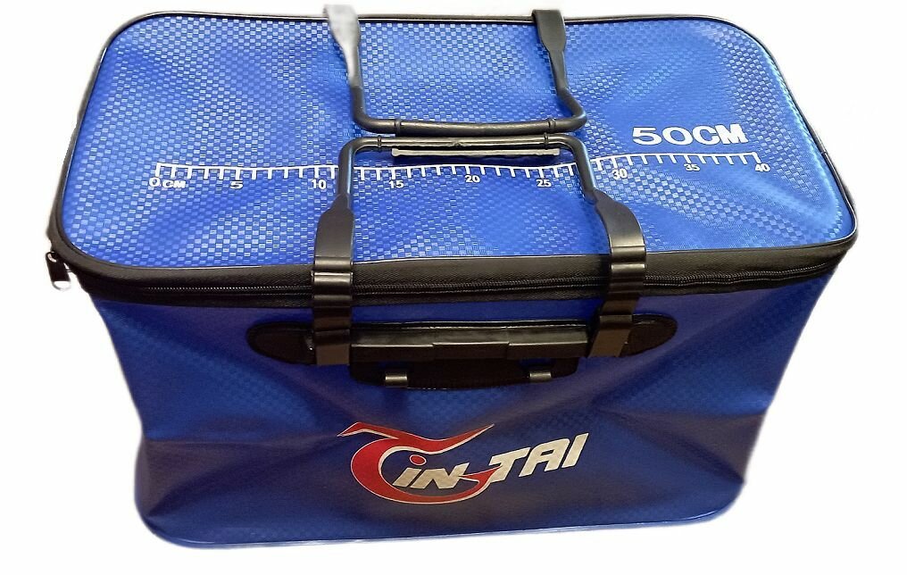 Рыболовная сумка-кан Jin Tai 50 , 36 л, размер 48 х 28 х 27 цвет синий