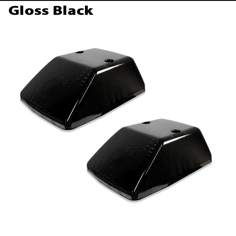 Глянцевые черные/прозрачные линзы для автомобильных передних поворотников, оболочки для Mercedes Benz W463 G-Class G500 G550 G55 G63 G65 и т. д. Gloss Black Lens