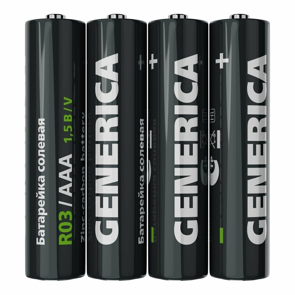 Солевая батарейка GENERICA r03/aaa