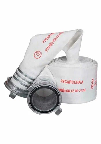 Рукав пожарный РПМ(В)-150-1,2-М-УХЛ1 в сборе с головками ГР-150ал, 20±1м, Премиум