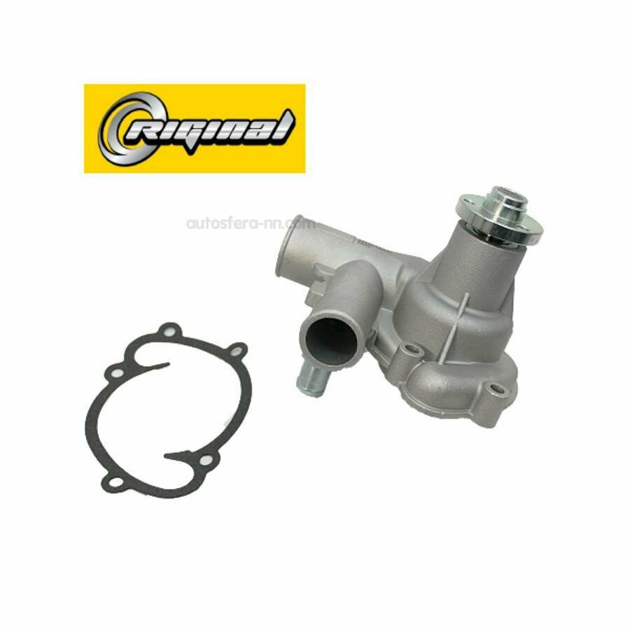 RIGINAL RG40621307010 Насос водяной (помпа) для а/м с дв.4062 (3110) дв.4052 , УАЗ 409.10 с прокладкой(без ГУР) RIGINAL