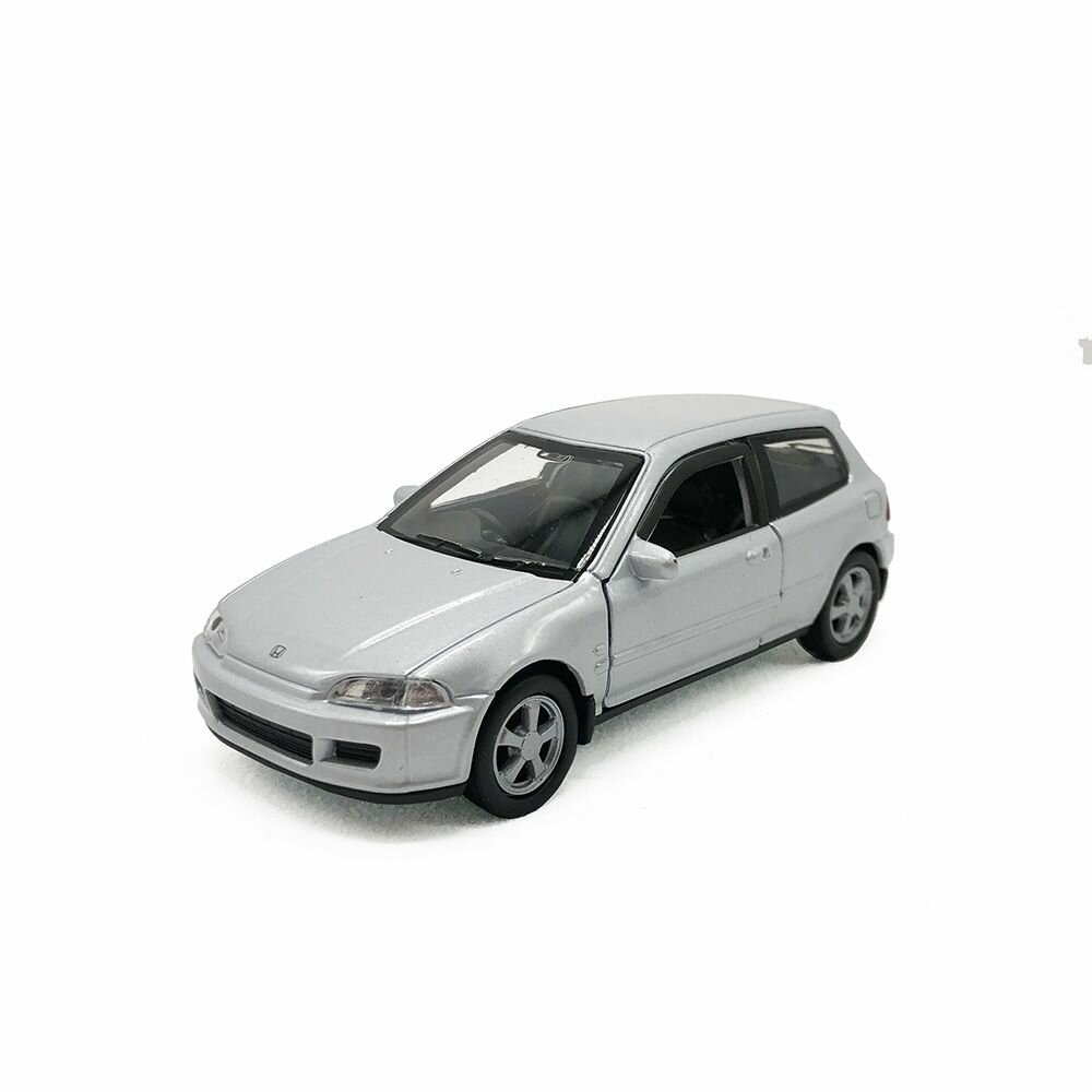 Машинка Welly Honda Civic, 1:38, серебристый, арт.43813W