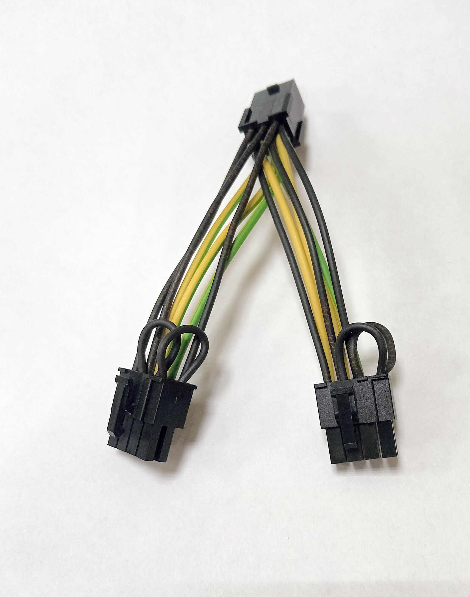 Переходник 6pin GPU на 2*6+2pin 10см