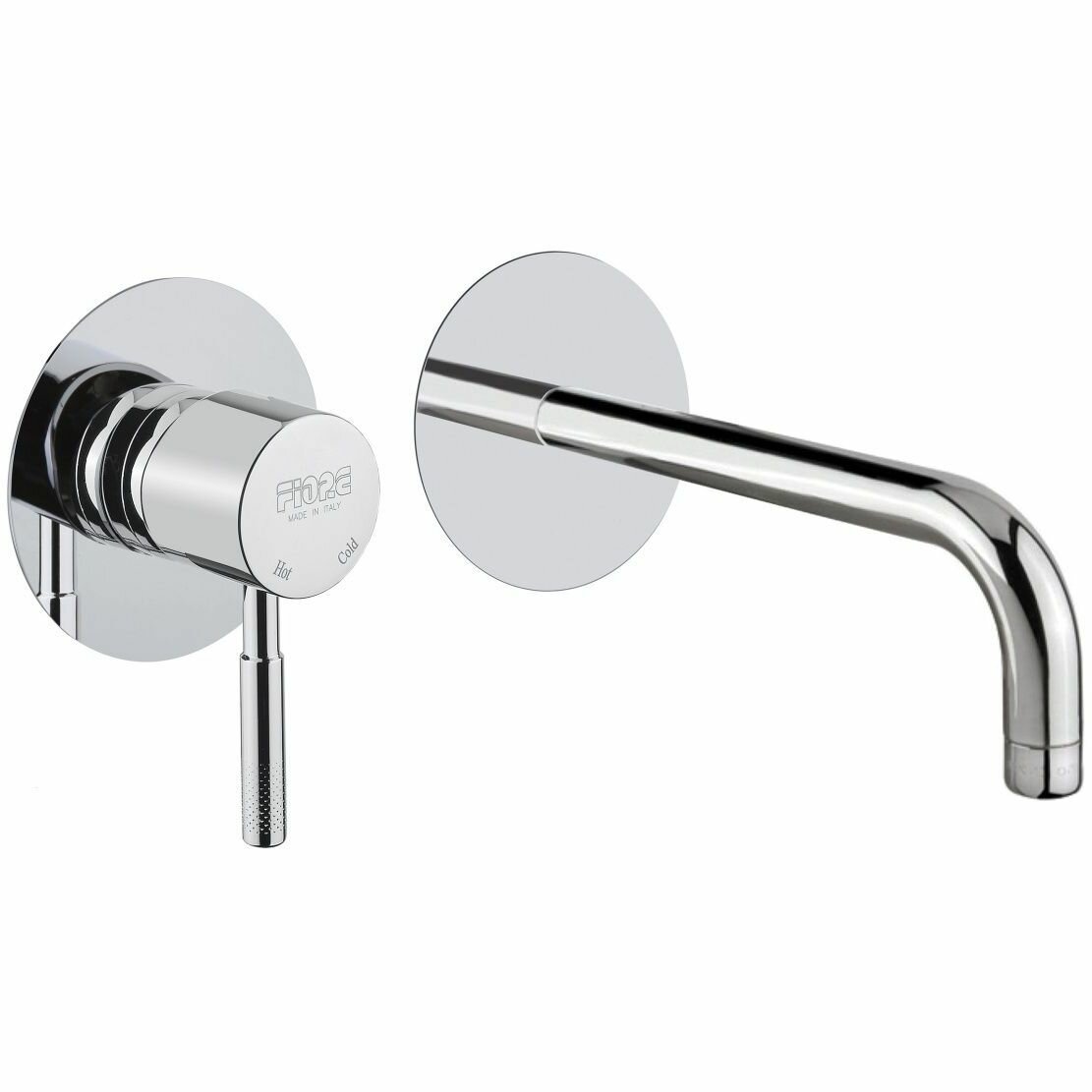 Смеситель Fiore (Фиоре) Xenon, встраиваемый в стену для раковины с круглым основанием, хром, 44CR7547