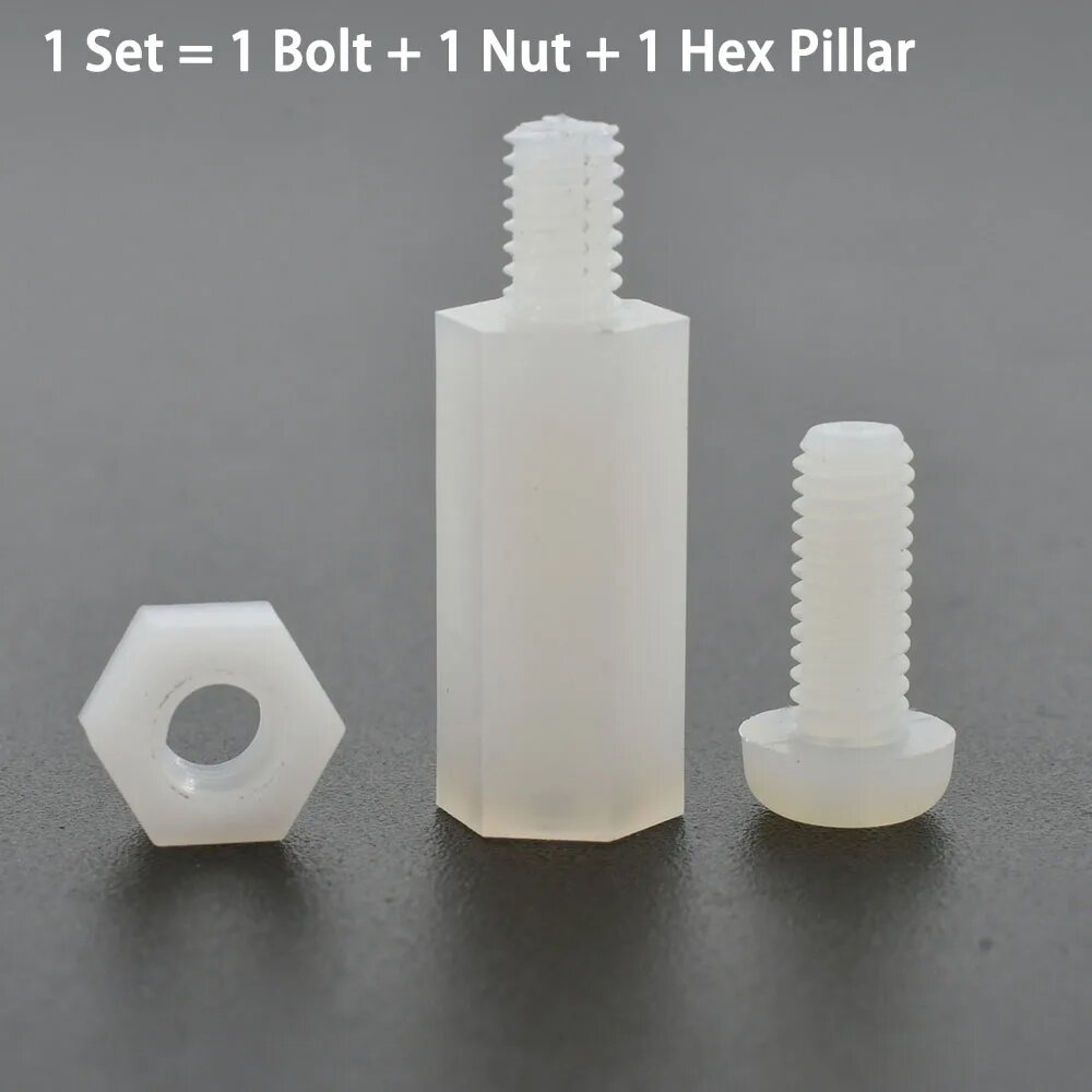 Нейлоновые опоры для материнской платы M2 M2.5 M3 M4 M5 M6