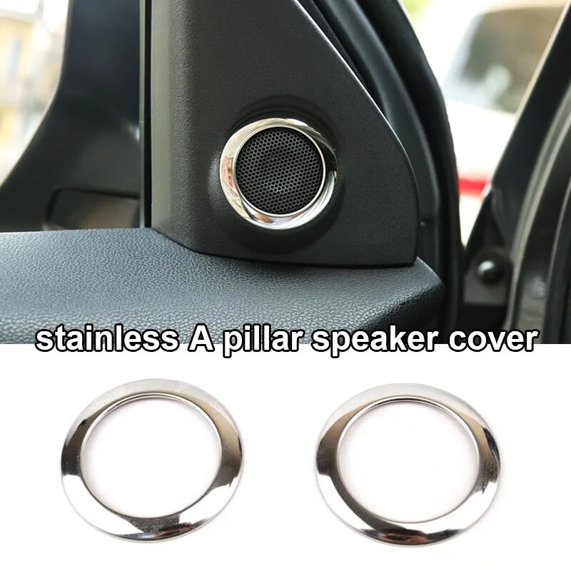 Для Mitsubishi ASX Outlander Sport RVR 2011-2015 2016 2017, хромированная pillar speaker cover