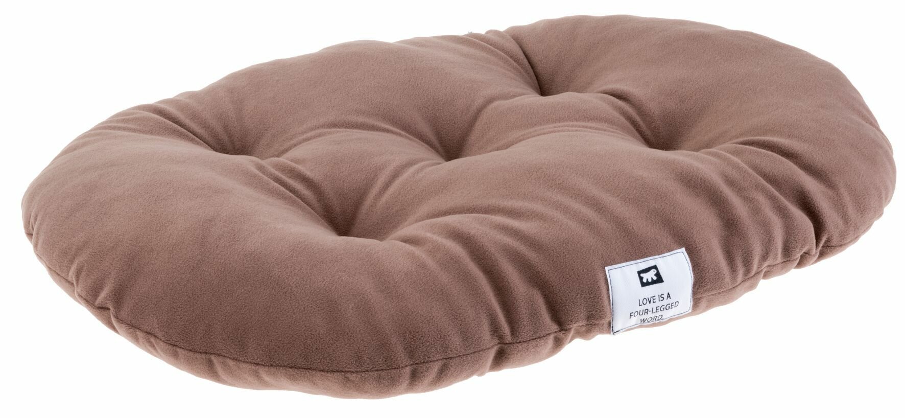 Подушка-лежанка для собак и кошек Ferplast RELAX 78/8 Microfleece, коричневая, 78 х 50 х 6,5 см