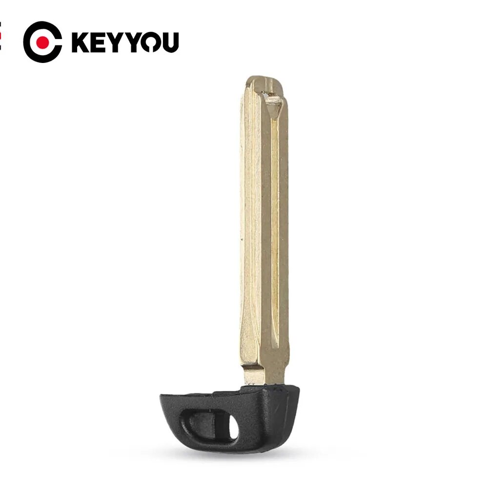 Запасная деталь для экстренной помощи KEYYOU, незарезанная пустая вставка без ключа для Toyota Camry Corolla Highlander Prius