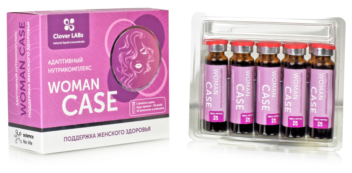 Адаптивный нутрикомплекс "WOMAN CASE. Поддержка женского здоровья"