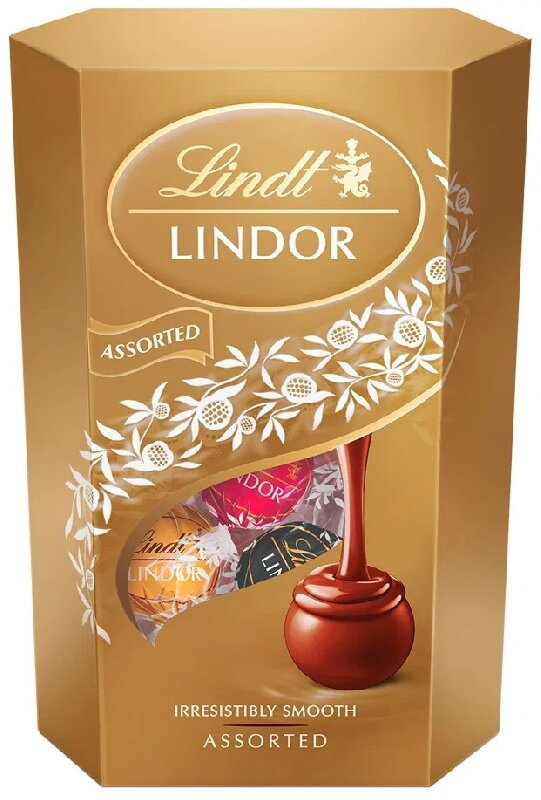 Конфеты LINDT LINDOR Ассорти Assoried /картон/ 200г