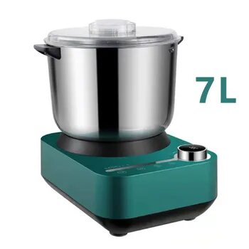 Электрический стационарный миксер для теста/ферментации 7 л с цифровым бесступенчатым таймером, миксер для теста с чашей