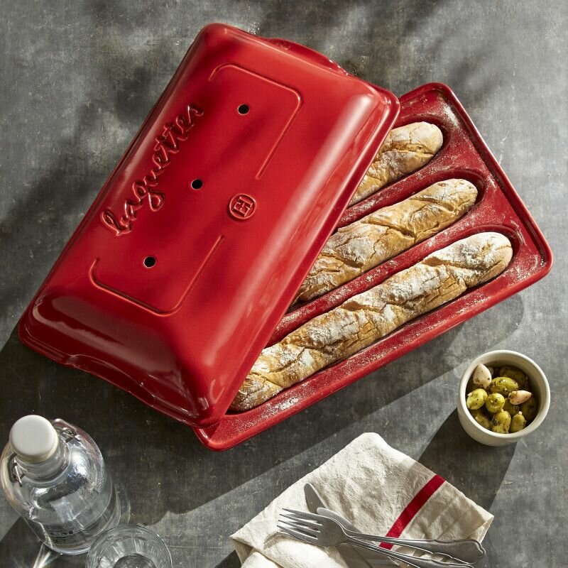Форма Baguettes для выпечки багета (гранат)