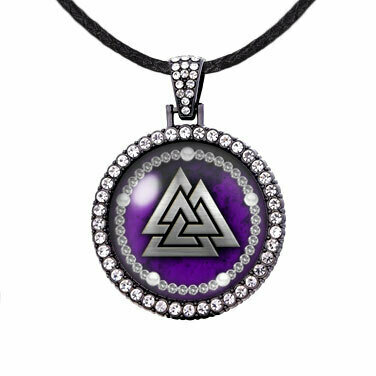 Амулет Валькнут, цвет чёрный