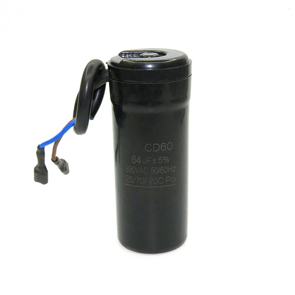 Пусковой конденсатор CD60 64 мкФ 330VAC