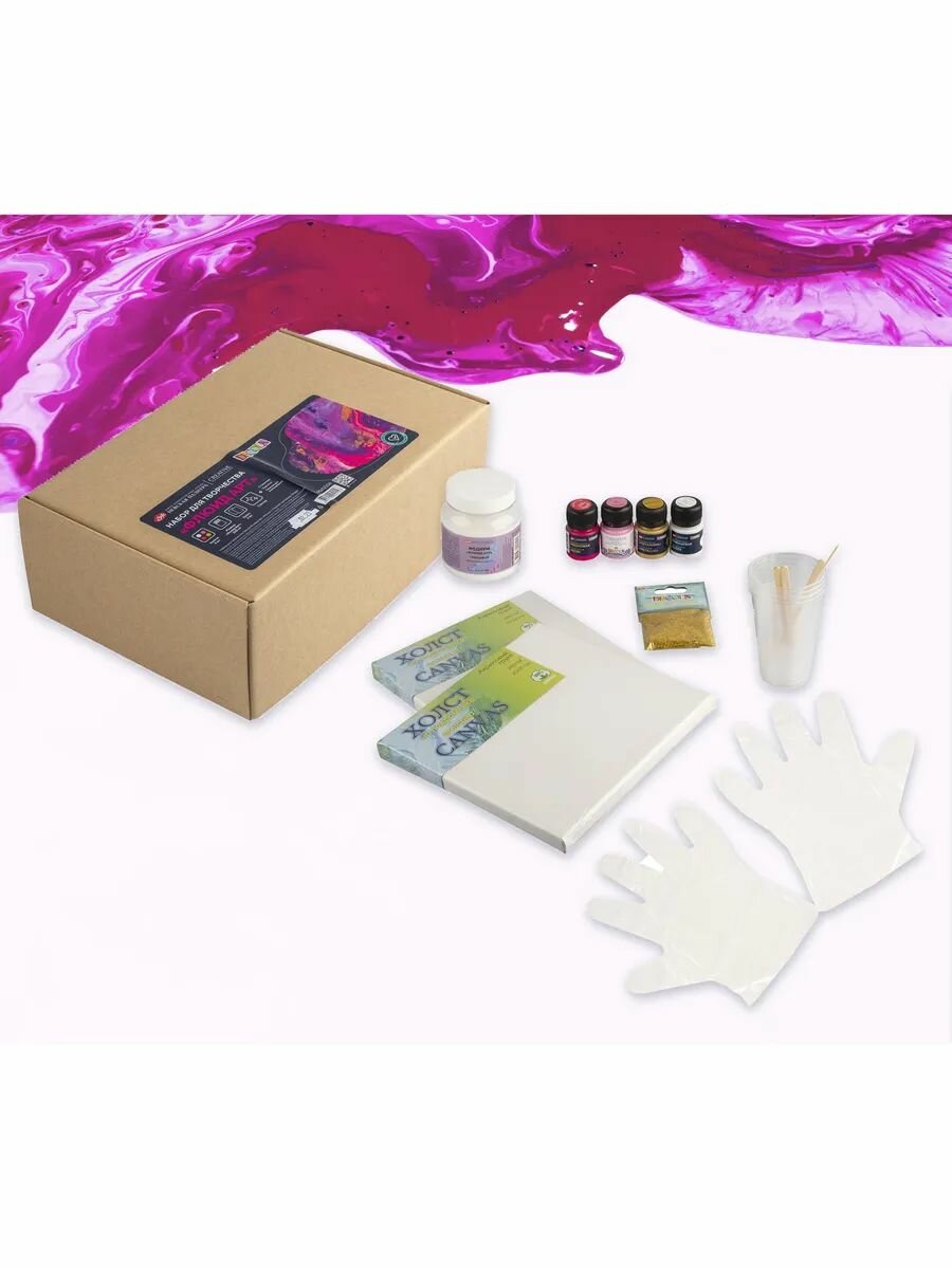 Набор для рисования Невская палитра Decola Флюид Арт "Магия" 95412336