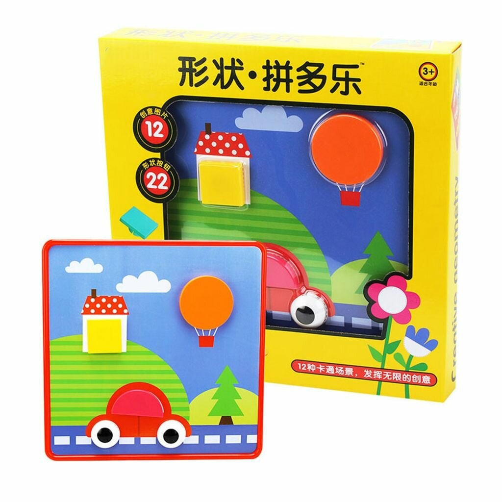 Головоломка Pegboard "Грибы"